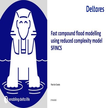Dsd Int 2023 Fast Compound Flood Modelling Using Reduced Complexity
