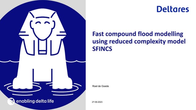 Dsd Int 2023 Fast Compound Flood Modelling Using Reduced Complexity