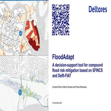 DSD-INT 2023 FloodAdapt - A decision-support tool for compound flood risk mitigation - Winter | PDF