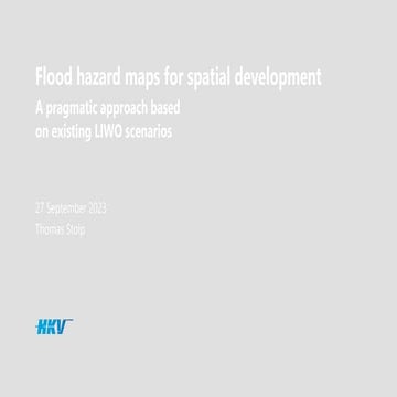 DSD-INT 2023 Flood hazard maps for spatial development - Stolp | PDF