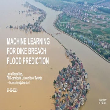 DSD-INT 2023 Machine learning for dike breach flood prediction ...