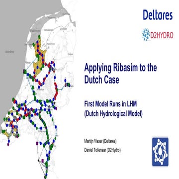 DSD-INT 2025 Applying Ribasim to the Dutch Case - First Model Runs in ...