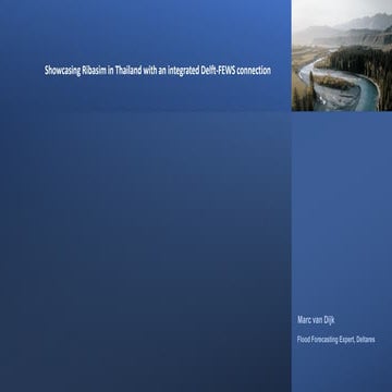 DSD-INT 2025 Showcasing Ribasim in Thailand with an integrated Delft ...