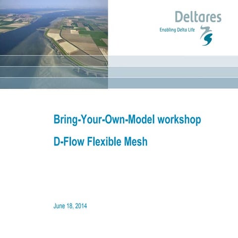 DSD-Nl 2014, BYOM D-Flow Flexible Mesh, Wim van Balen, Deltares | PPT