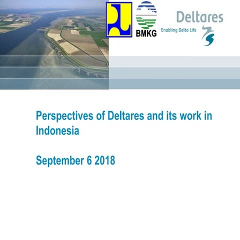 DSD-SEA 2018 Perspectives of Deltares and its work in Indonesia ...