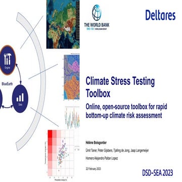 DSD-SEA 2023 Climate Stress Test Toolbox - Boisgontier | PDF
