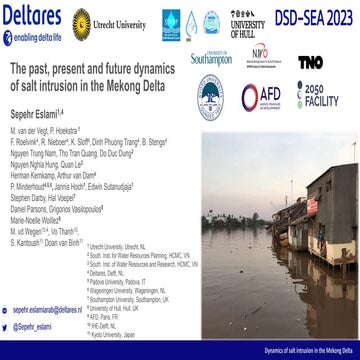 DSD-SEA 2023 Environmental Change in the Mekong Delta - Eslami | PDF