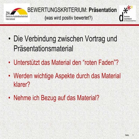 Dsd ii sommercamps präsentation bewertung präsentation | PPTX
