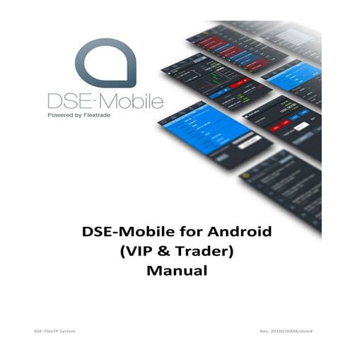 Dse mobile user manual | PDF