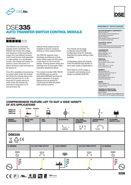 Dse8620 data-sheet | PDF | Operating Systems | Computer Software and Applications