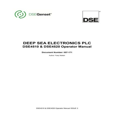 Dse4510 dse4520-operator-manual | PDF