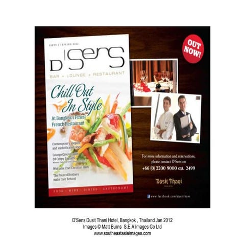 Benjarong menu Dusit Thani, Bangkok Thailand - photos S.E.A Images Co ...