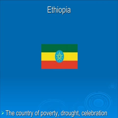 Ethiopia Country Study | PPT
