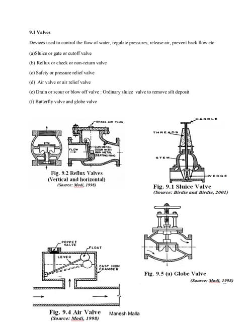 Chapter 9 gravity flow water supply system | PDF | Chemistry | Science