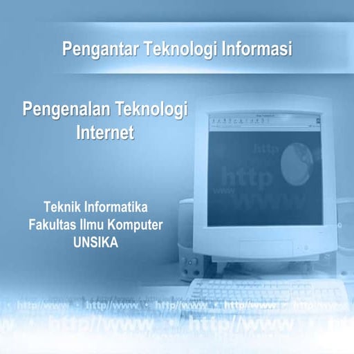 Materi Pengantar Teknologi Informasi Pertemuan Ke-15 | PPT