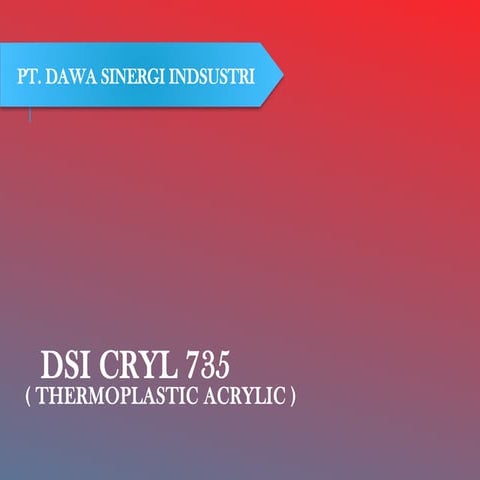 DSI CRYL - Acrylic Resin for Epoxy Floor | PPTX