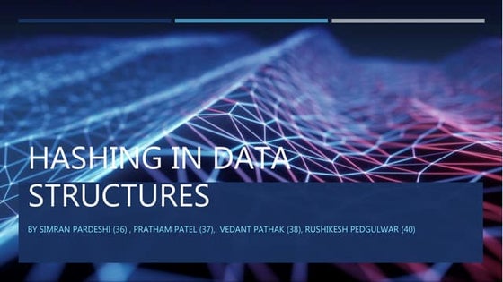 Hashing Ppt