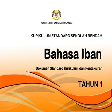DSKP BAHASA IBAN TAHUN 1(SK) SEMAKAN 2017 | PDF