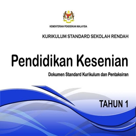 DSKP Pendidikan Kesenian KSSR Tahun 1 ( Semakan ) | PDF