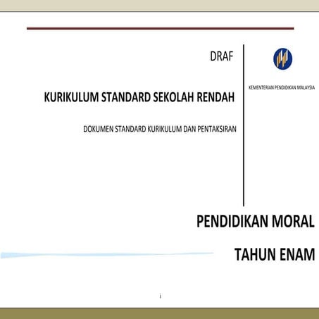 Dskp pend moral sk tahun 6 | PDF