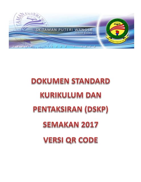 PENGENALAN STANDARD KUALITI PRASEKOLAH KEBANGSAAN | PPT
