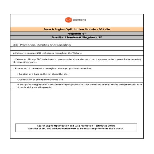 Dsk seo summary | PDF