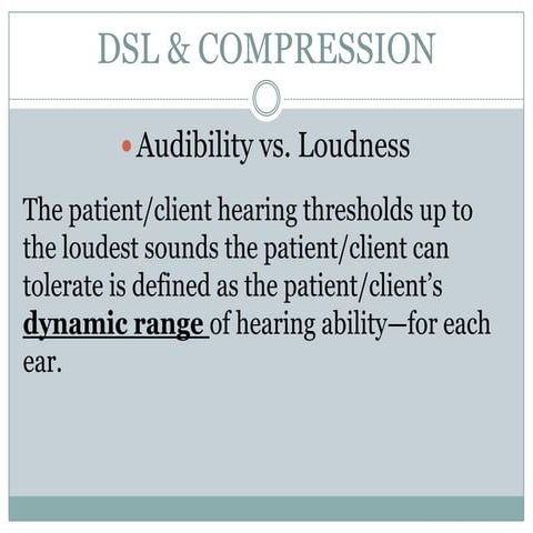 Dsl & compression | PPTX