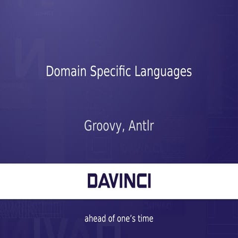 Viliam Ganz - Domain Specific Languages | PDF