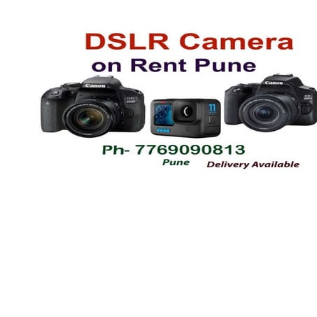 DSLR Camera Rent Pune Camera on Hire in Pune | PDF