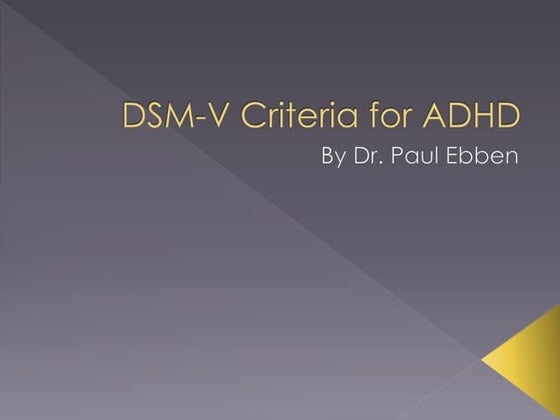 Adhd what is it who has it | PDF