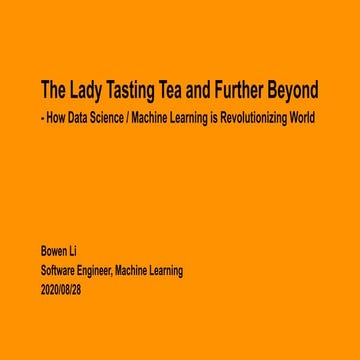 How Data Science / Machine Learning is Revolutionizing World | PPT