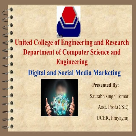 Social media marketing notes of class lecture | PDF