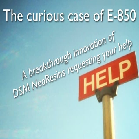 DSM NeoResins Challenge | PDF