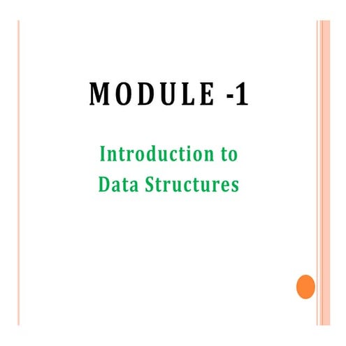 Ds Module 1 Pptx