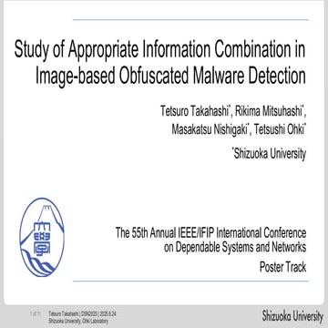 Study of Appropriate Information Combination in Image-based Obfuscated Malware Detection | PDF