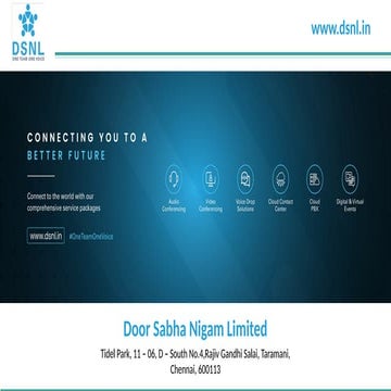 Video Conferencing Services Provider - DSNL.pptx