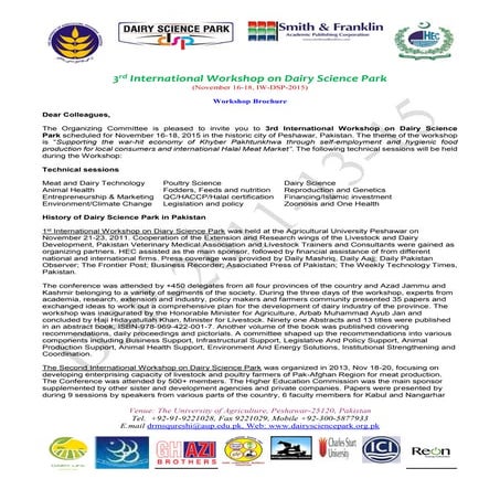 Dsp 2015 - conference brochure (1) | PDF