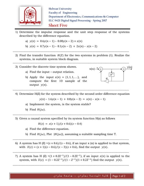 Control assignment#3 | PDF