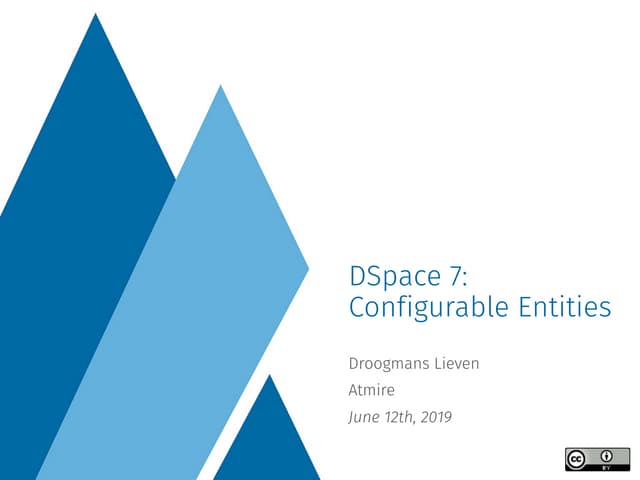 DSpace 7 - The Power of Configurable Entities | PDF DSpace 7 - The Power of Configurable Entities | PDF
