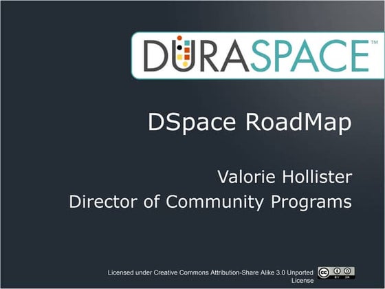DSpace RoadMap 2010 | PDF
