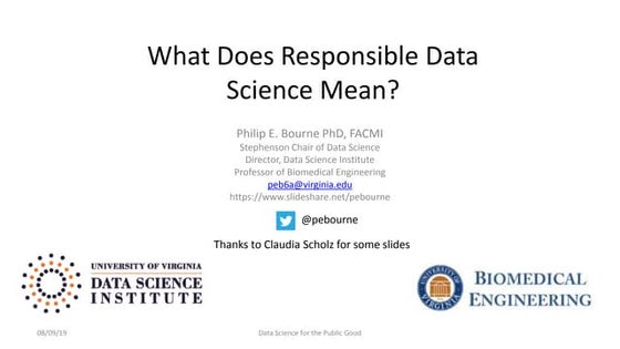 Life in a Data Driven World | PPT