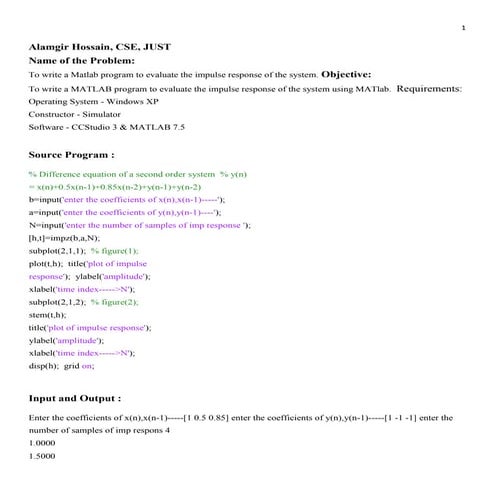Dft And Idft Matlab Code 4204