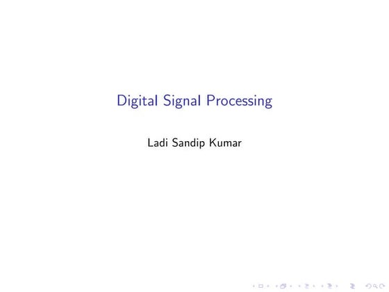 1. elementary signals | PPTX