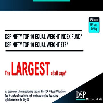 DSP Nifty TOP 10 Equal Weight Index Fund - Presentation.pdf