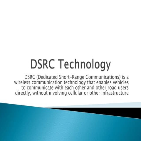 Dsrc technology | PPT
