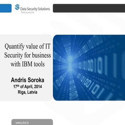 DSS and Security Intelligence @IBM_Connect_2014_April | PPTX