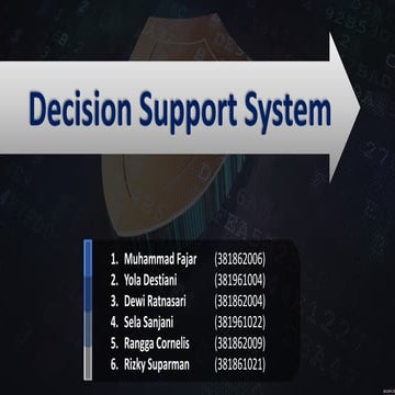 Decision Support System | PPTX