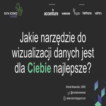 Jakie narzędzie do wizualizacji danych jest dla Ciebie najlepsze? | PDF ...