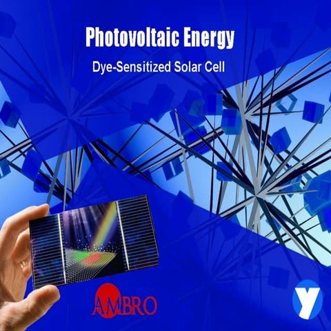 New energies & DSSC Solar cell | PPT