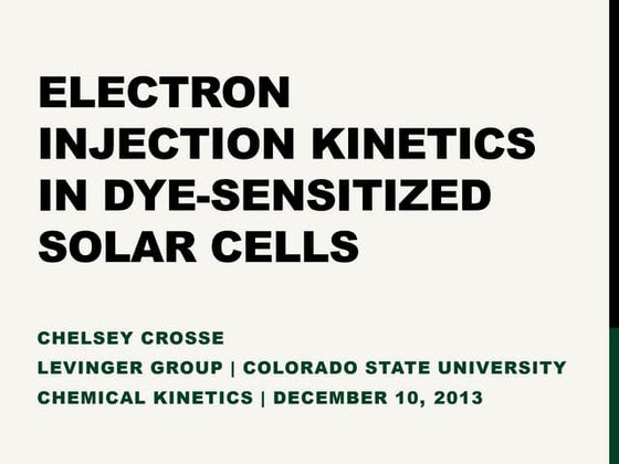 Basic principle of dye sensitized solar cell | DOCX